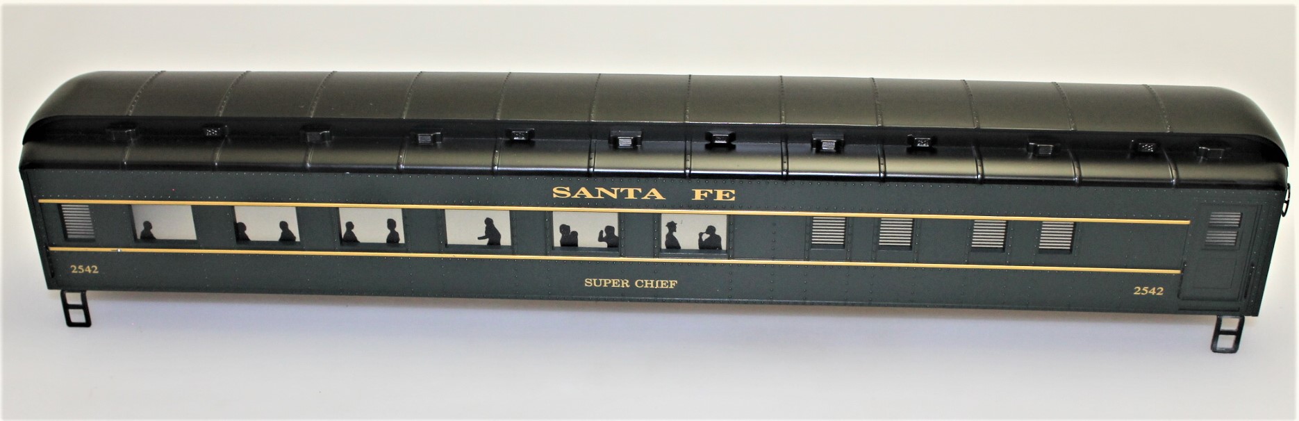 PULLMAN CAR SHELL (SANTA FE-SUPER CHIEF#2542) O'SCALE [43354-2542 ...