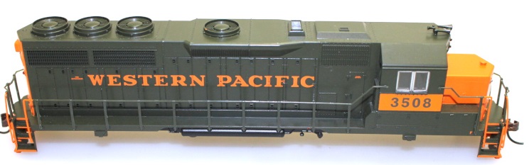 Loco Body Shell - Western Pacific #3508 (HO GP40) [H63501-63541] - $27. ...